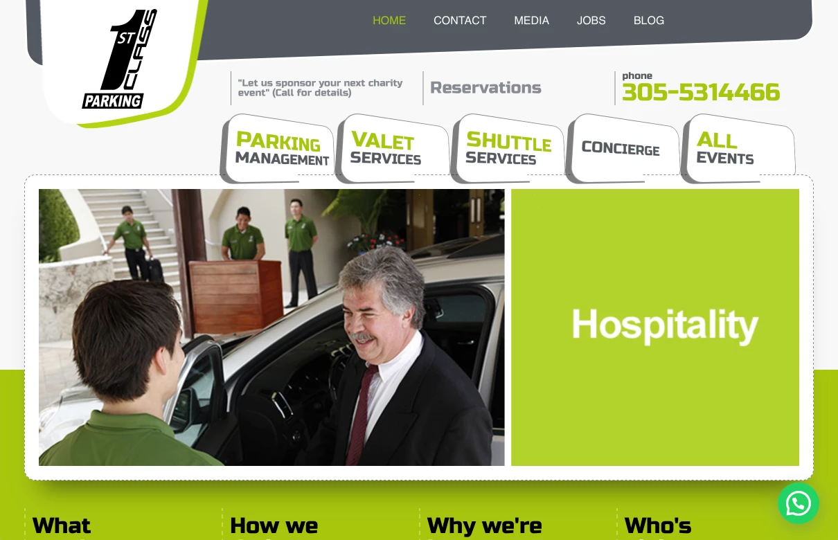 Valet Parking en Miami, First Class Parking - Internet es Mercadeo